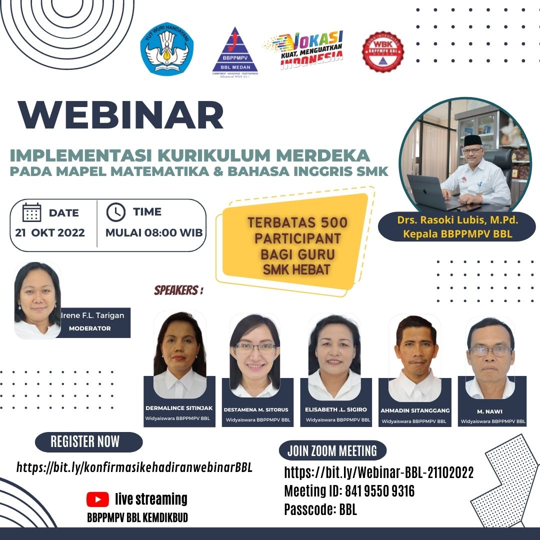Webinar “Implementasi Kurikulum Merdeka pada Mapel Matematika & Bahasa ...
